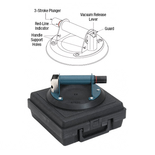 8" Pump-Action Vacuum Lifters - PAR Shop - Glass Fittings
