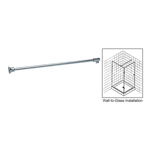 Wall To Glass Support Bar - 3/8"(10mm) and 1/2"(12mm) Glass - PAR Shop ...
