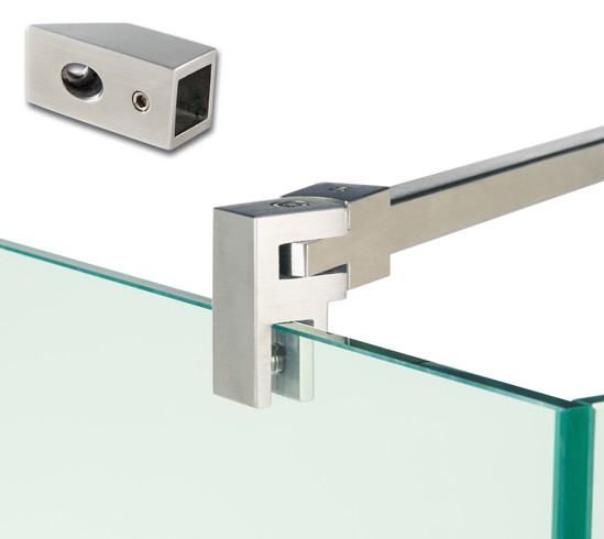 Shower screen support bar, 6-10mm, 45° glass to wall - PAR Shop - Glass ...