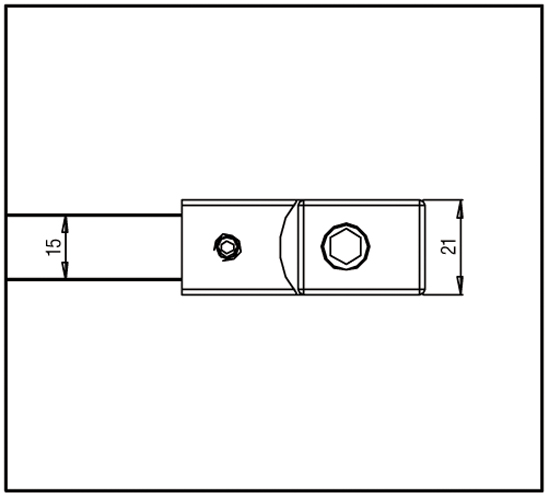 Shower screen support bar, 6-10mm, 45° glass to wall - PAR Shop - Glass ...