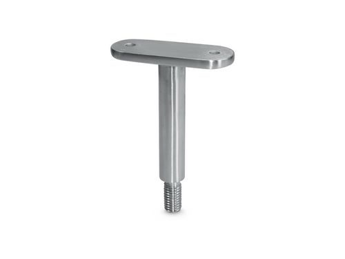 Flat handrail bracket with M10 thread, - G316 - PAR Shop - Glass Fittings